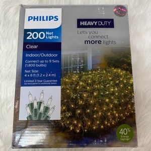 Philips | Holiday | Philips Heavy Duty 20 Clear Net Lights | Poshmark
